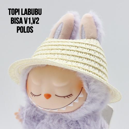 Jual Topi boneka Labubu V1,V2 topi bucket anyaman Labubu - Ys#putih ...
