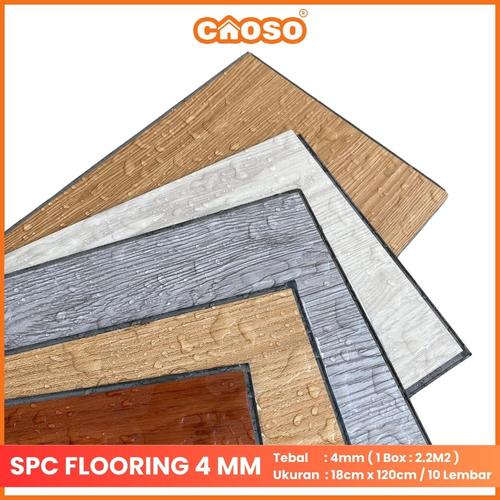 Jual SPC Lantai klik 4mm Murah Isi 10Lembar /SPC FLOORING 4mm Parkit ...