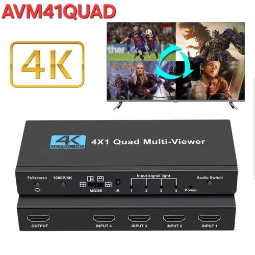 Jual AVPRO AVM41QUAD HDMI 1.4 4K 30hz 4x1 Quad Multiviewer - Jakarta Pusat - Pro-X Technology ...