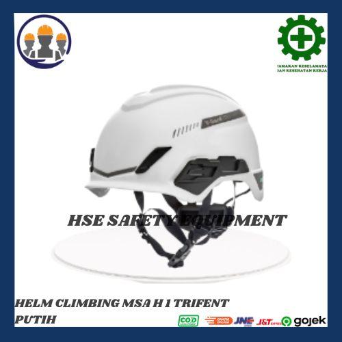 Jual Helm Safety MSA V-Gard H1 Trivent Putih / Helm Safety MSA Climbing ...