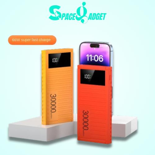 Jual Powerbank Kapasitas Besar 30000 mAh Dual Output Dual Input Tipe C - Hitam - Jakarta Utara ...