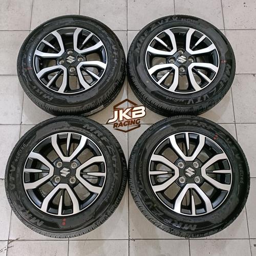 Jual VELG MOBIL SECOND OEM SUZUKI S-PRESSO R14 BAUT 4X100 + BAN 165-70 ...