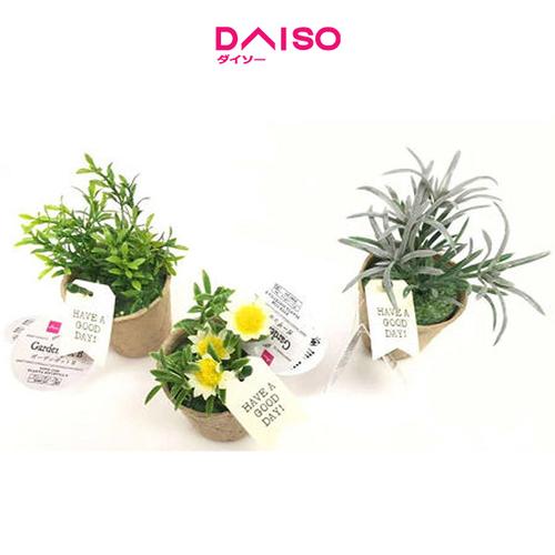 Jual Daiso Garden pot B - Artificial plants - Chamomile - Jakarta ...