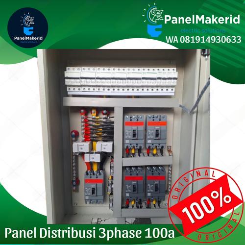 Jual panel distribusi 3phase 100a + 1phase panel pembagi - Kota Bandung ...