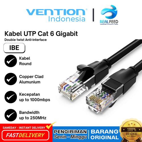 Jual Kabel LAN RJ45 Cat 6 Cat6 Ethernet Gigabit UTP Network Patch 1M 2M 3M 5M 8M 10M 20M 30M ...