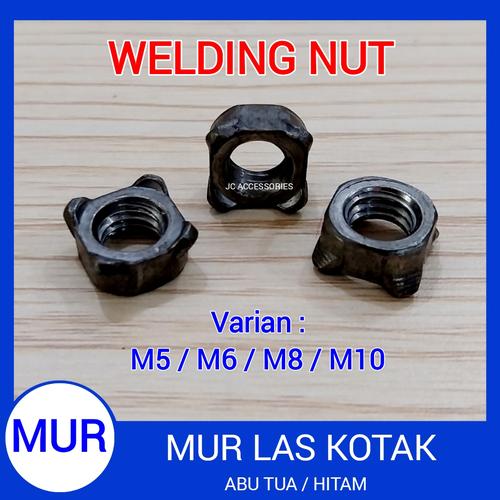 Jual MUR LAS M5 MUR LAS M6 MUR LAS M8 MUR LAS M10 WELDING NUT M5 MUR ...