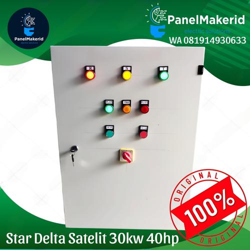 Jual Panel pompa star delta 30kw 40hp otomatis pompa satelit 2tanki ...