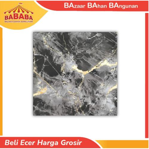 Jual Keramik Lantai Motif Marble MCC 50x50 Jaguar Hitam Marble Glossy ...