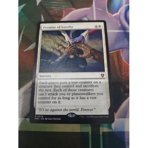 Jual Promise of Loyalty MTG magic the gathering - Kab. Pemalang - Damai ...