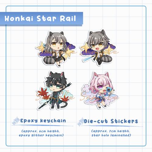Jual Honkai Star Rail HSR Keychain dan Stiker - Stelle, Sticker - Kota ...