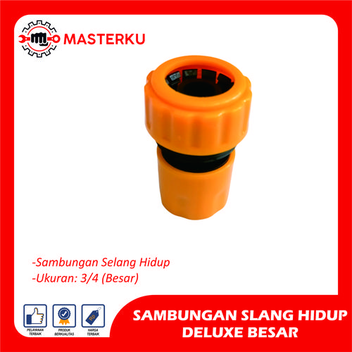 Jual Sambungan Selang Hidup BESAR 3/4 Deluxe / Sambungan Selang ...