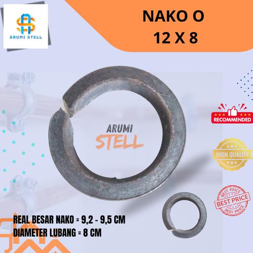 Jual Nako O 12X8/ Besi Tempa O/ Ring Nako O/ Nako Bentuk O/ Ornamen ...