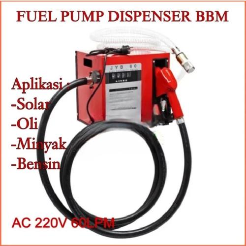 Jual Pompa solar Pompa Transfer BBM Flow meter Solar/minyak AC 220V ...