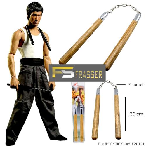 Jual nunchaku double stick dobel stick ruyung kayu putih - BUSA BS 28 ...