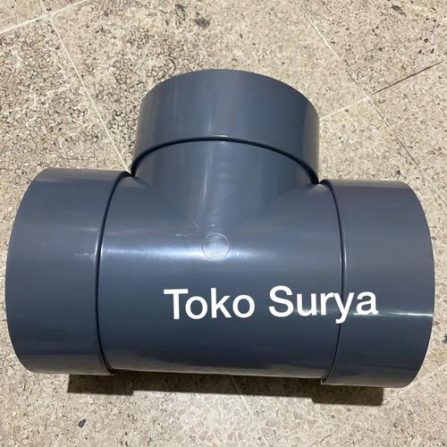 Jual tee T 10" Maspion / sambungan pipa T pvc 10" / tee pvc 10" DV ...