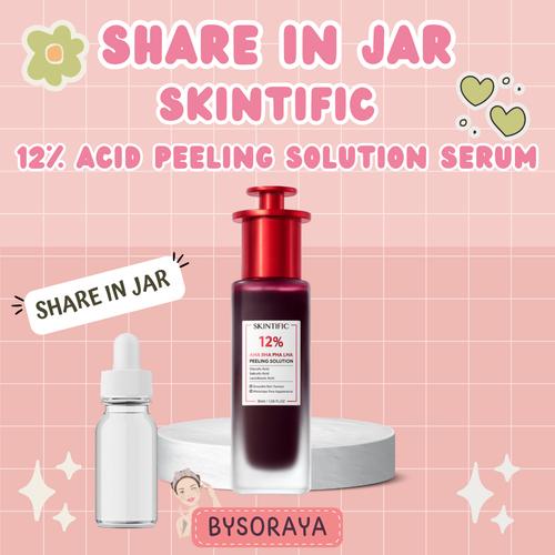 Jual [SHARE IN JAR] SKINTIFIC 12% AHA BHA PHA LHA Peeling Solution ...