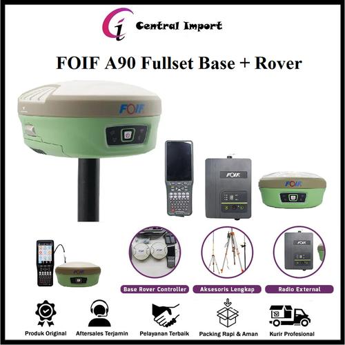 Jual FOIF A90 GPS Geodetic Base Rover Radio GNSS Receiver GNSS RTK ...