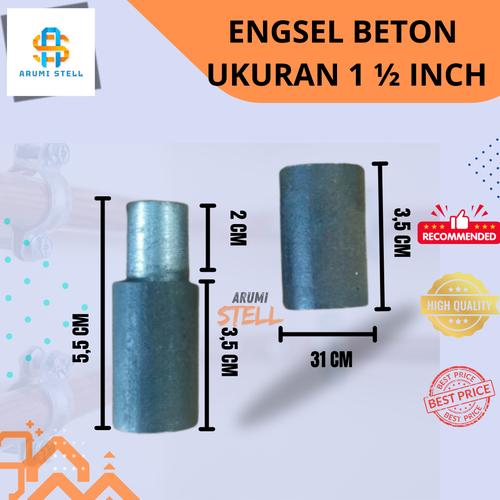 Jual Engsel Bubut Besi Beton 1 ½ "/ Engsel Pagar / Engsel Pintu Gebyog ...