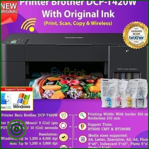 Jual Multistor- Printer Brother DCP-T420W DCP T420W T426W DCP-T426W ...