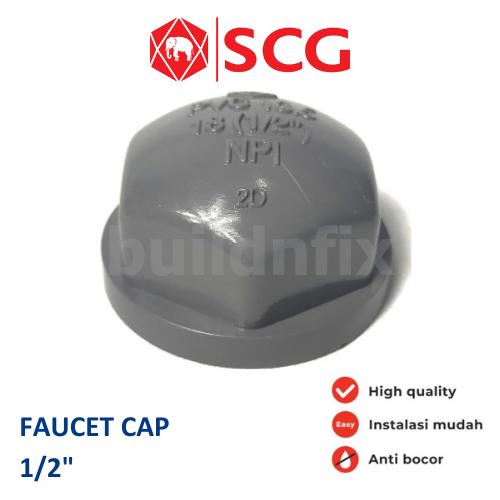 Jual SCG DOP DRAT DALAM / FAUCET CAP PVC 1/2" AW - Kota Surabaya ...