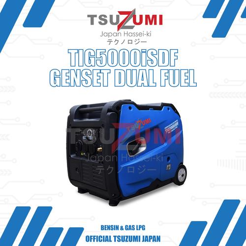 Promo Genset Tsuzumi 5 KVA 3800 Watt Gasoline + Gas TIG 5000 iSDF Cicil ...