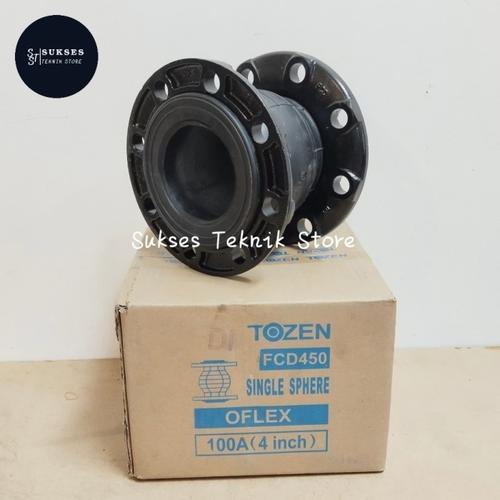 Jual Flexible Tozen OFLEX 3" inch / DN80 Flexible Rubber Joint JIS 10K ...