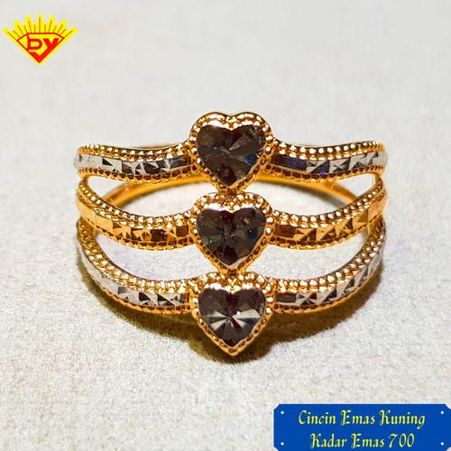 Jual Cincin Emas Kuning 359 Kadar Emas 700 - Jakarta Pusat - TOKO MAS ...