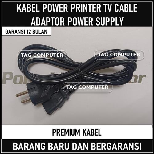 Jual KABEL POWER KOMPUTER COLOKAN LISTRIK 3 LUBANG ADAPTOR PRINTER ...