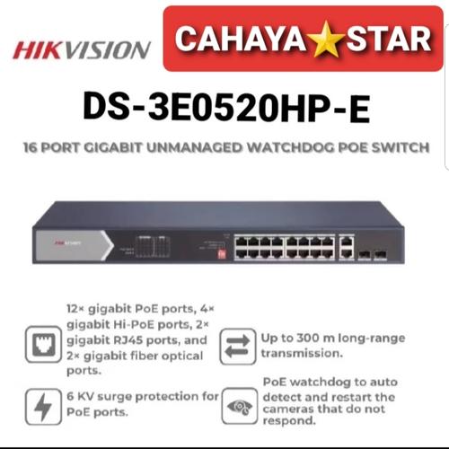 Promo HIKVISION DS-3E0510HP-E SWITCH POE 8 PORT GIGABIT UNMANAGED - Jakarta Utara - CCTV-CAHAYA ...
