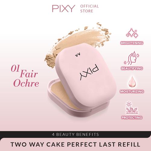 Promo PIXY TWC Perfect Last 4 Beauty Benefits 01 Fair Ochre - Refill ...