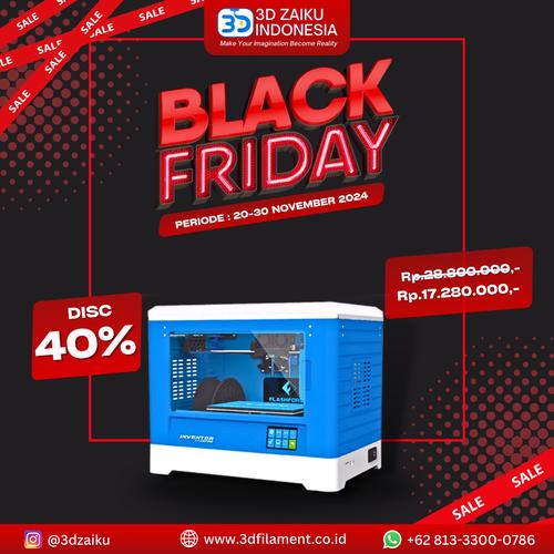 Jual 3D Printer Flashforge Inventor Dual Extruder dengan Built-In ...