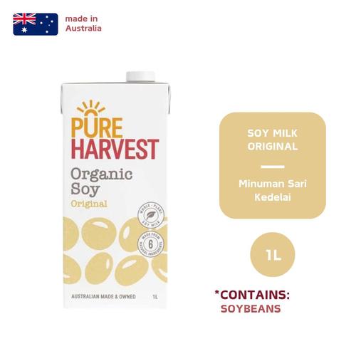 Promo Pure Harvest Soy Milk Original 1L / Susu Kedelai - Soy Original ...