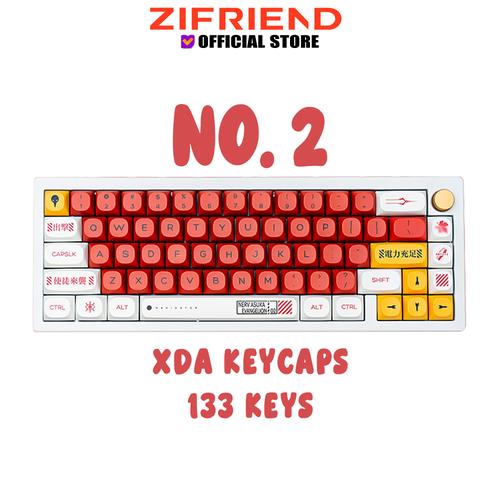 Jual ZIFRIEND NO.2 Theme Keycaps 138 Keys XDA Profile Dye-sublimated ...