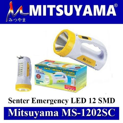 Jual Senter LED Emergency 12 SMD 2 in 1 Mitsuyama MS-1202SC - Jakarta ...