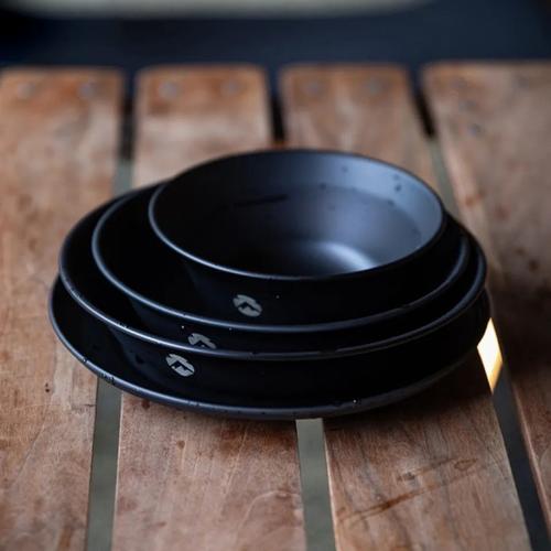 Jual CAMPINGMOON BKS 395-1S Set Piring Mangkok Makan Titanium Camping ...