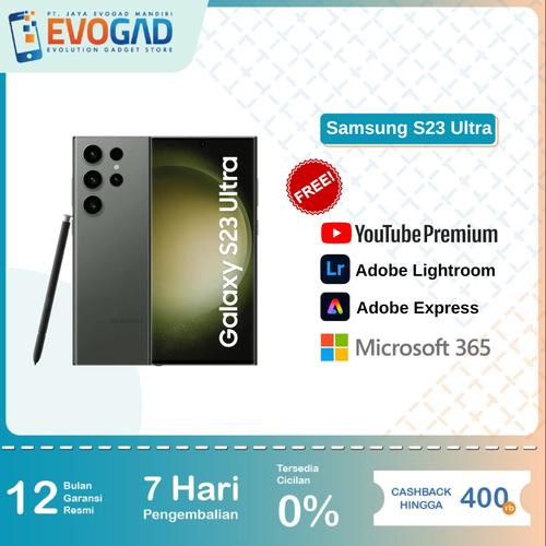 Promo Samsung Galaxy S23 Ultra 5G Qualcomm SM8550 Garansi Resmi - 256GB, Cream Cicil 0% 3x ...