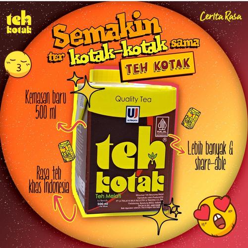 Promo TEH KOTAK Melati 500ml/Ultra Teh Kotak Rasa Melati 300ml/Teh ...