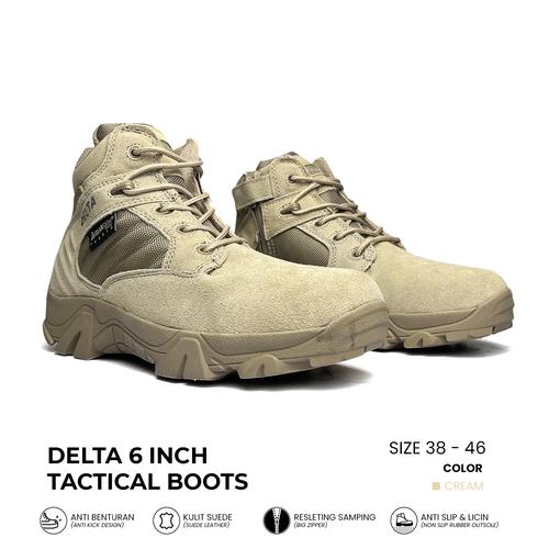 Promo Sepatu Delta Tactical Army 6" Warna Sand Hitam - DELTA 86 "FREE ...
