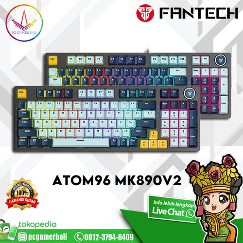 Jual Keyboard Gaming Fantech Atom96 Atom 96 V2 Mizu Edition Navy Blue ...