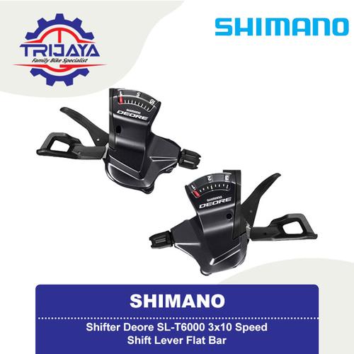 Jual Shimano Deore SL-T6000 Shifter Shift Lever Flat Bar 3x10 Speed - 3 ...