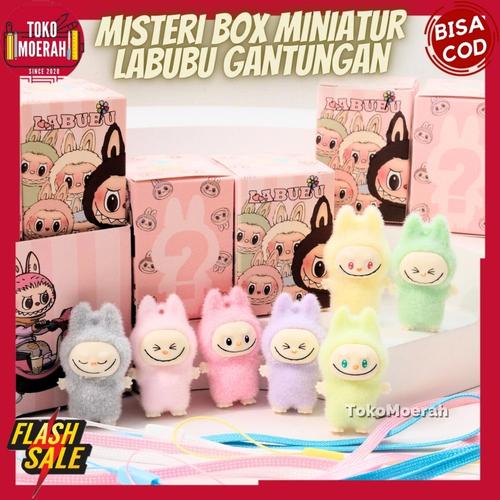 Jual MISTERI BOX GANTUNGAN LABUBU MINIATUR LUCU UNIK BLIND BOX MINIATUR ...