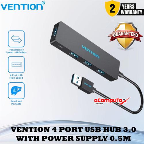 Jual Vention Hub USB 3.0 4 Port With Power Supply Garansi Resmi - Kota ...