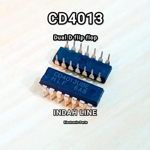 Jual IC 4013 CD4013BE HCF4013 IC CMOS Dip 14pin - Kota Surabaya - indah ...