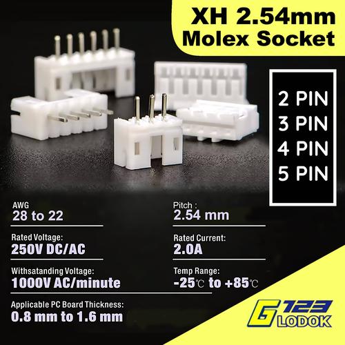 Jual Konektor Socket Soket Terminal Molex Molek Mini SET Male Female ...