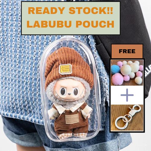 Promo Tas Pouch Labubu Mika PVC Popmart Tas Penutup Pelindung Untuk ...