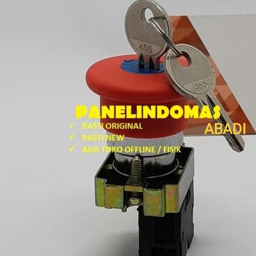 Jual EMERGENCY STOP PUSH BUTTON KEY 22MM KUNCI LAY5-BS142 FORT ...