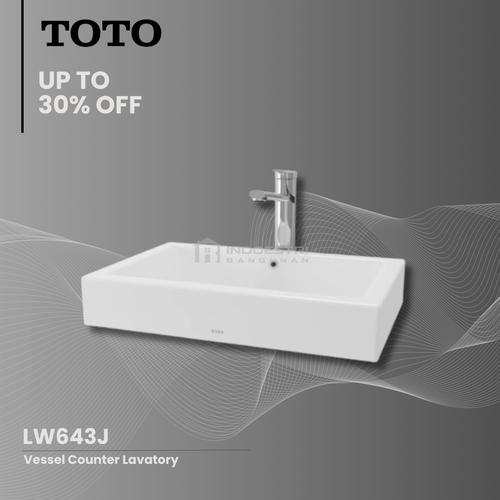 Promo Wastafel Vessel Counter TOTO LW643J / TOTO Wastafel Meja (Body ...