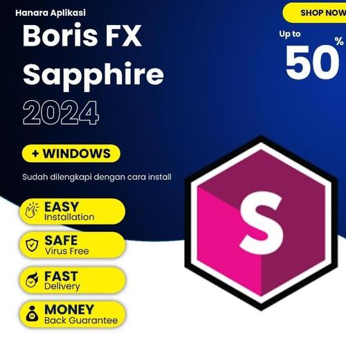 Promo Boris FX Sapphire Plug-ins 2024 Untuk Komputer OS WIN WINDOWS | Software Aplikasi Download ...