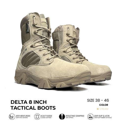 Promo Sepatu Delta 8 Inci Tactical Boots Gurun/Hitam - Cokelat, 41 - Jakarta Barat - DELTA 86 ...