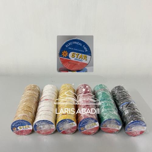 Jual Isolasi Listrik PVC Star Selasiban Kabel Listrik Electrical Tape ...